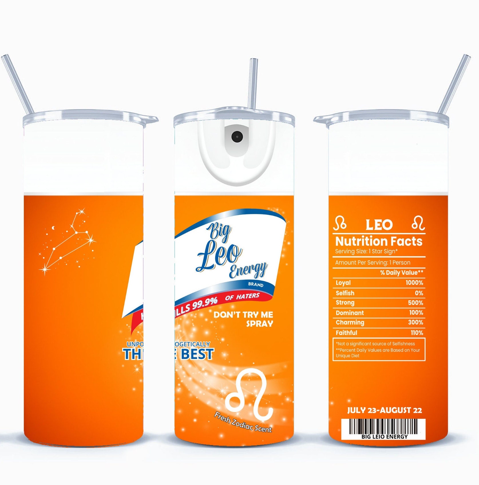 Big Leo Energy Tumbler Wrap - Etsy