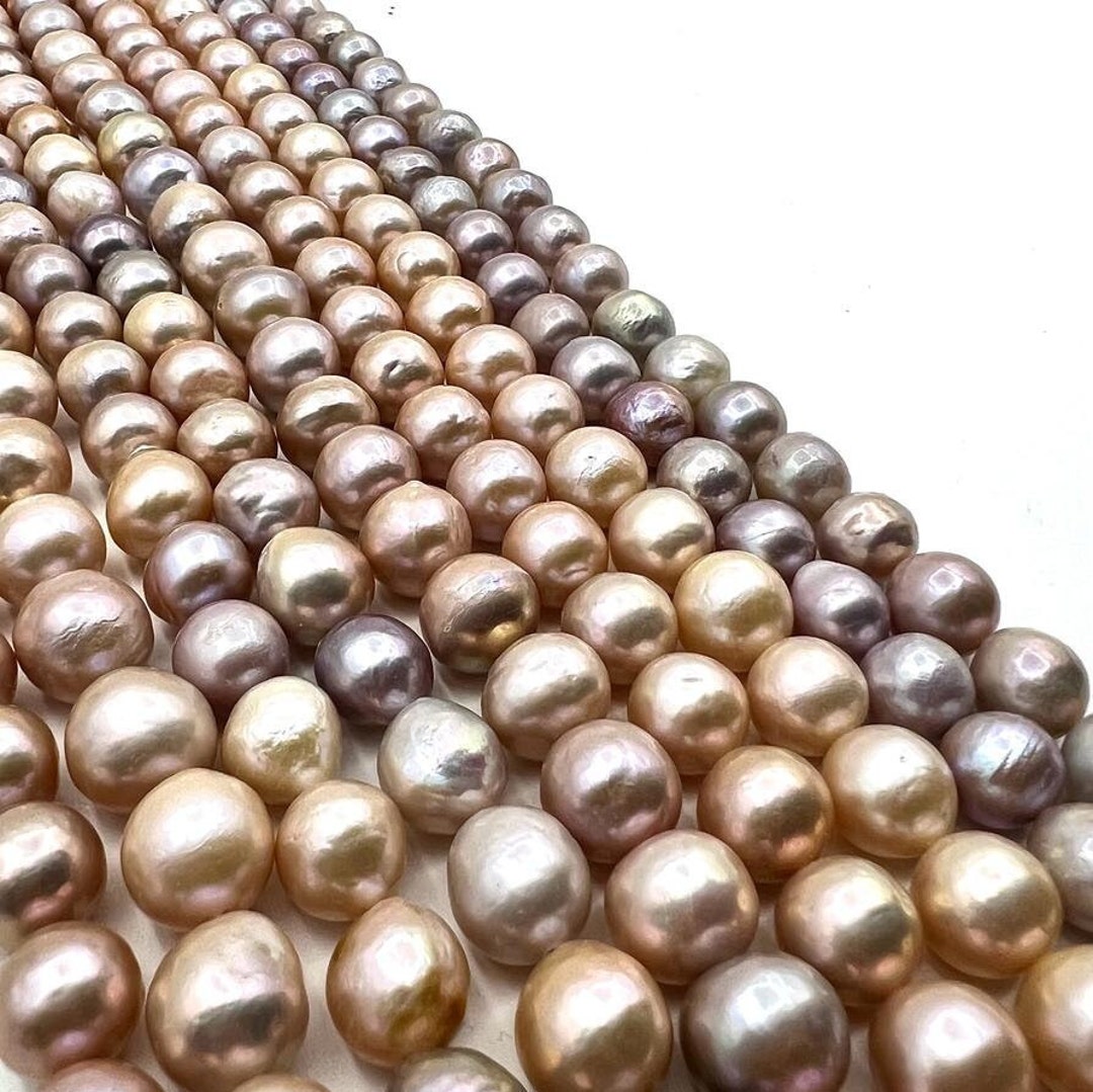 10mm AAA Freshwater Edison Baroque Pearl, Natural Baroque Pearl ...