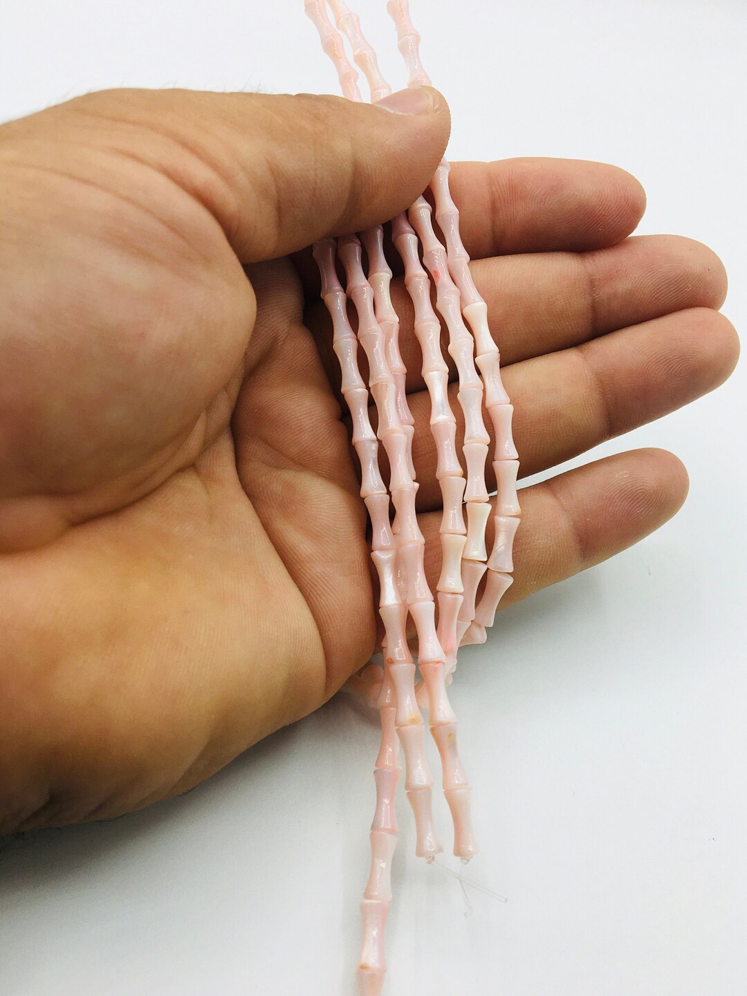 Mother of Pearl Tube Beads, Bone Shaped- Colored Mother of Pearl Beads ...