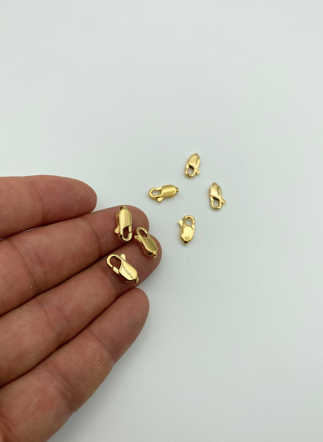 Gold Plated Brass Parrot Clasp, Lobster Claw Clasps, Lobster Claw Clasp ...