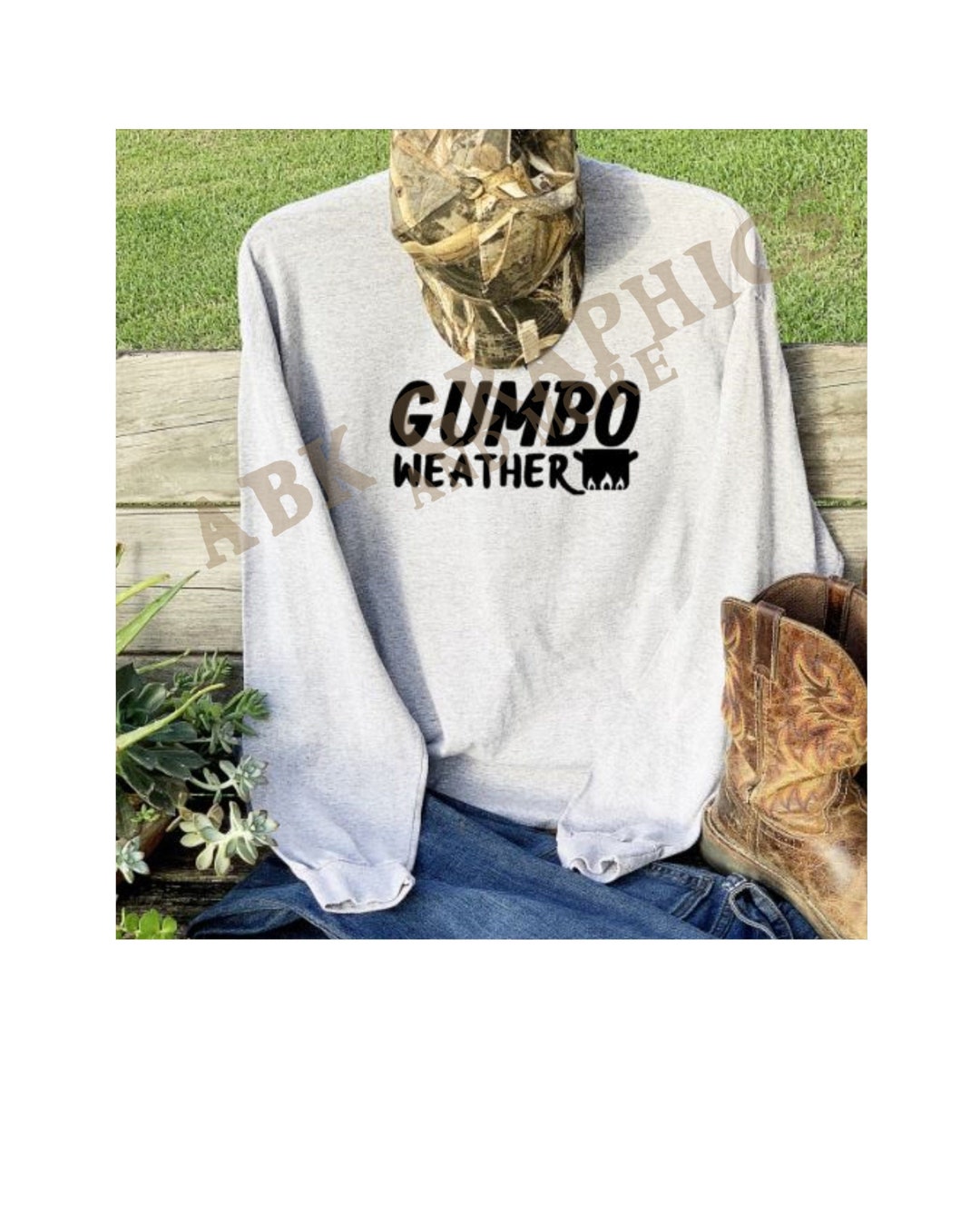 Gumbo Weather Shirt Long Sleeve 4 Design Choices Fall - Etsy