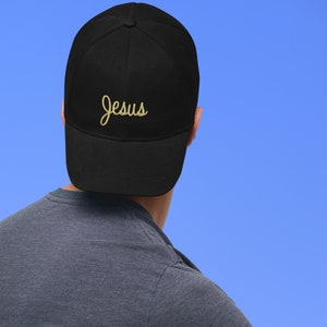Jesus Hat, Christian Cap, Believers Cap, Baptism Gift for Adult, Christ ...