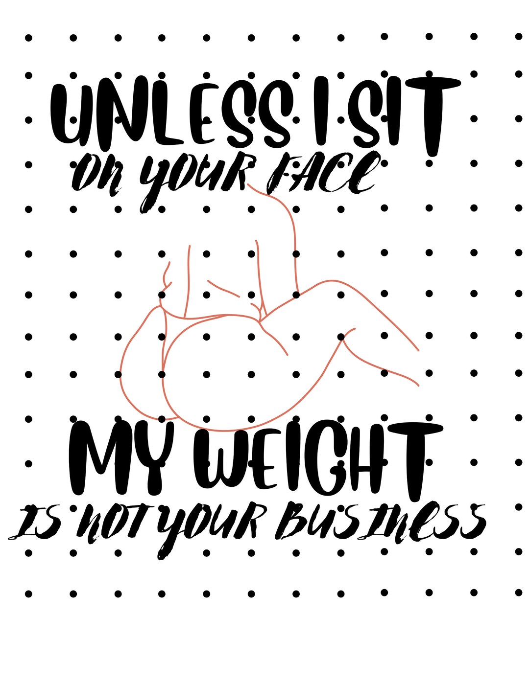 Unless I Sit On Your Face Svg png Pdf Etsy