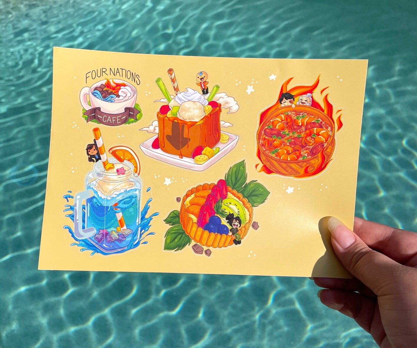 ATLA Food Sticker Sheet | Etsy