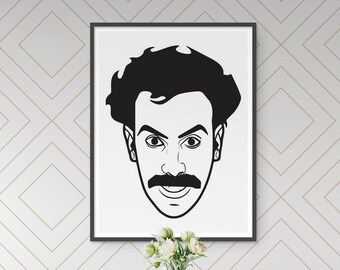 Borat Svg | Etsy