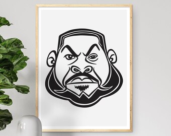 Ice Cube Rapper Svg - Etsy