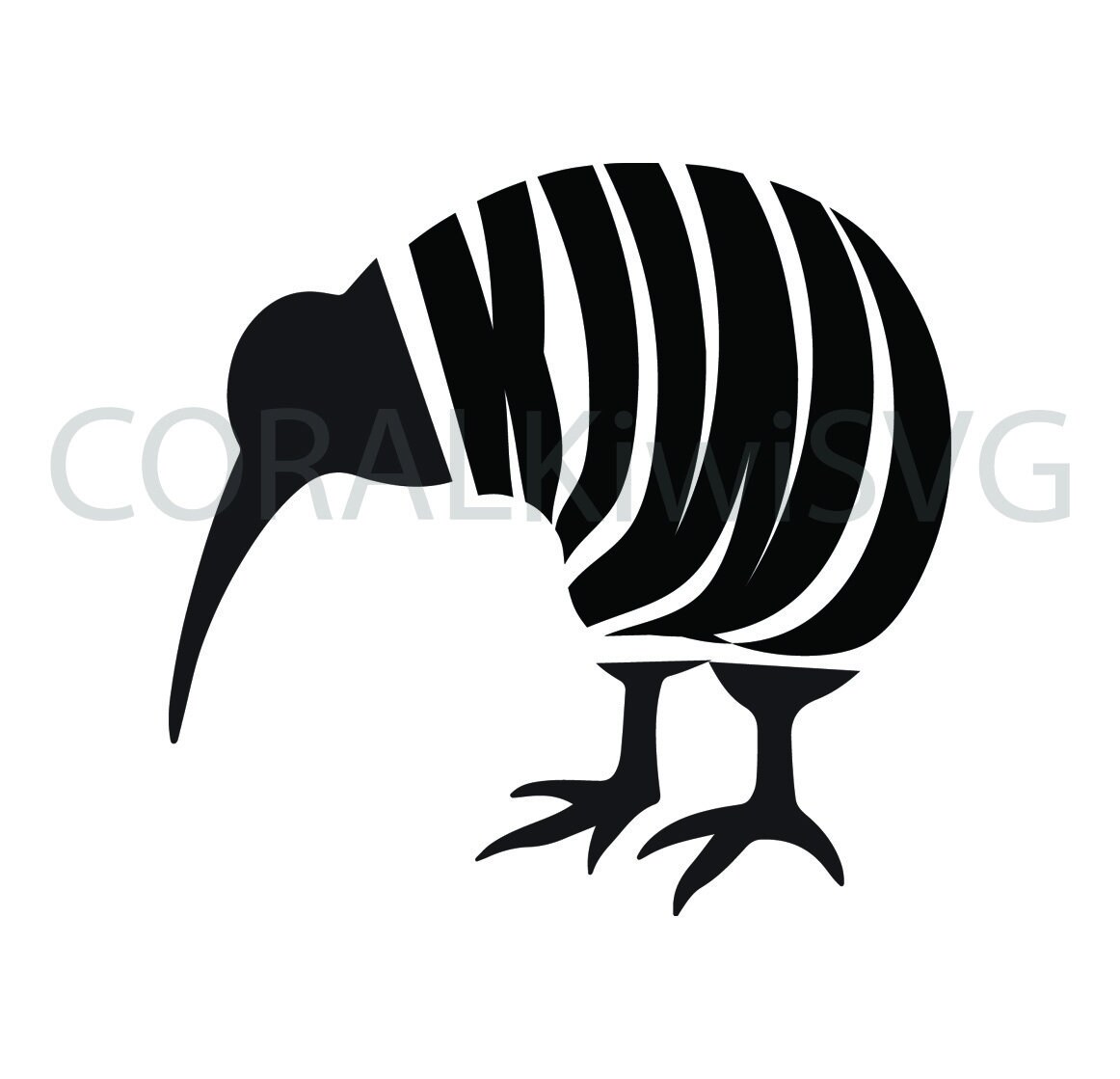 Tui Bird Clipart Template