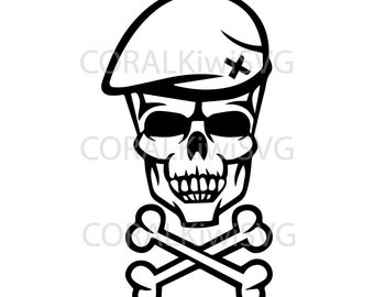 Military Skeleton Svg - Etsy