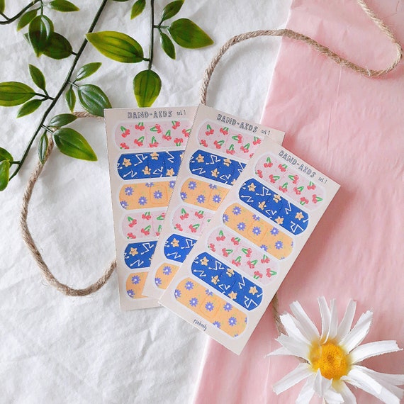 Band-aid Sticker Sheet style 1 - Etsy