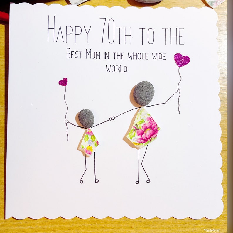 70th Mum, Mummy, Mother, Mom, Mam Personalised Card Mother’s Day - Etsy UK