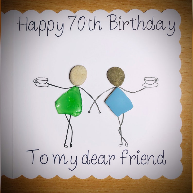 70th Birthday Dear Best Special Friend 70 Years Young Etsy