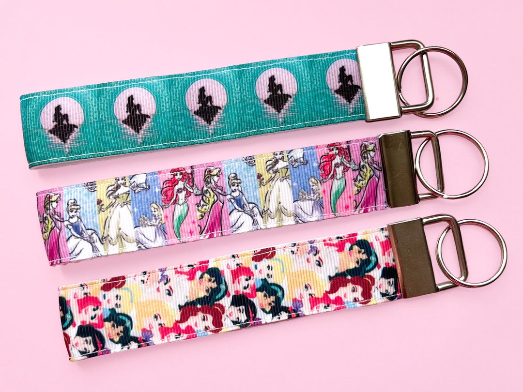 Disney Princess Key Fobs Disney Accessory Belle Snow White Elsa Jasmine ...