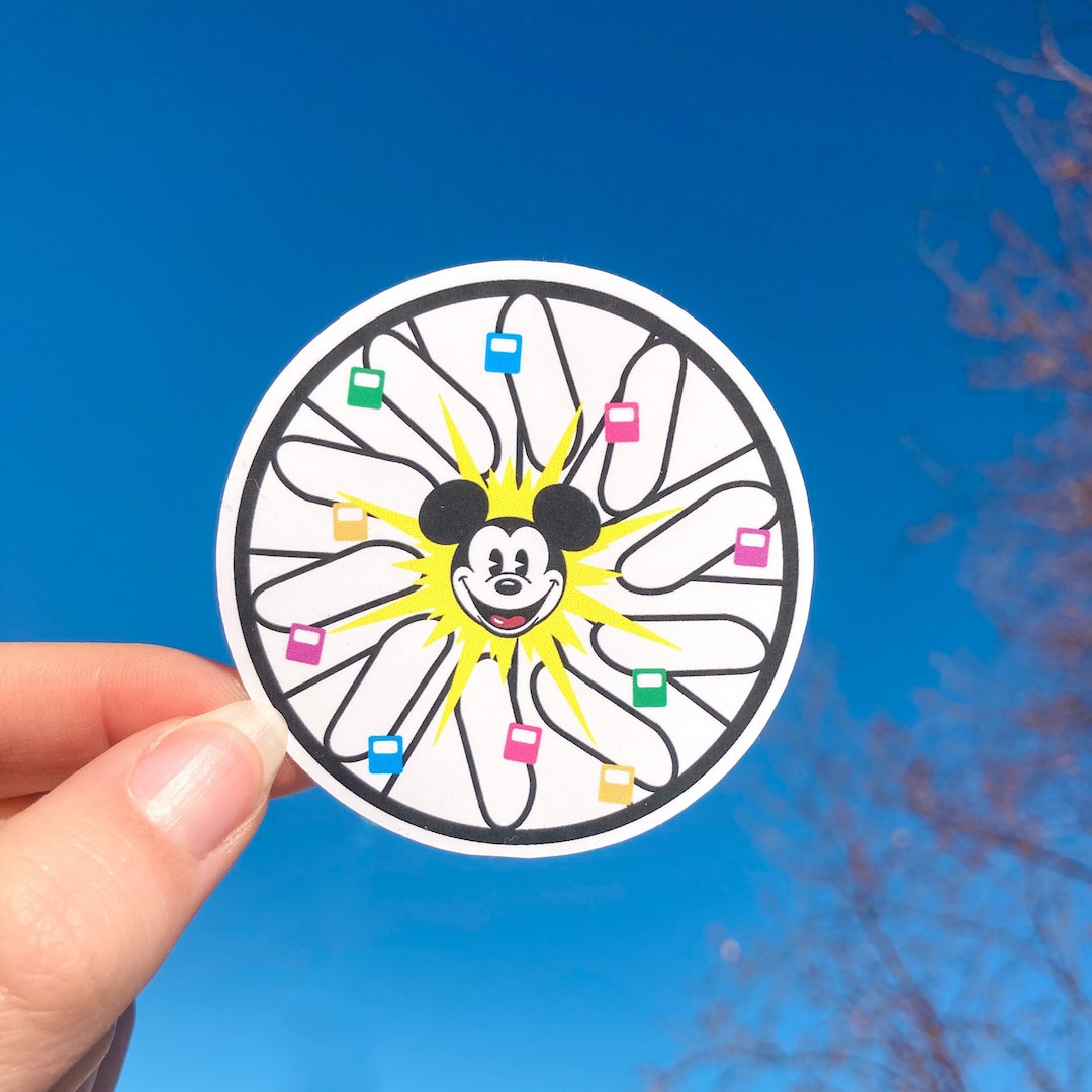 Disneyland Mickey's Fun Wheel Sticker | Disney Sticker | Disneyland ...