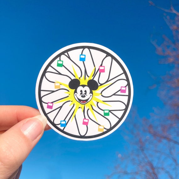 Disneyland Mickey's Fun Wheel Sticker Disney Sticker - Etsy