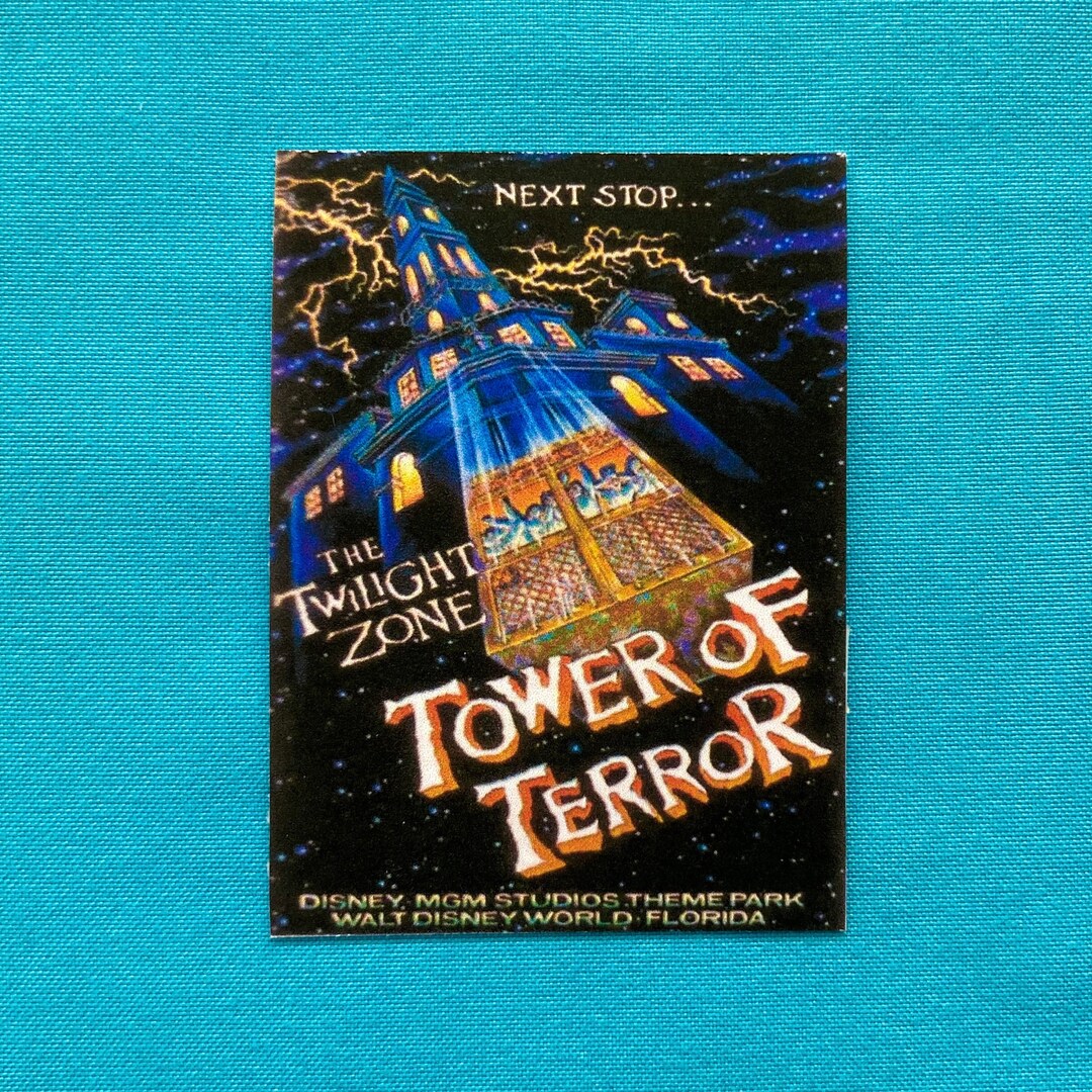 Vintage Tower of Terror Disney Poster Sticker | Disney Stickers | Tower ...