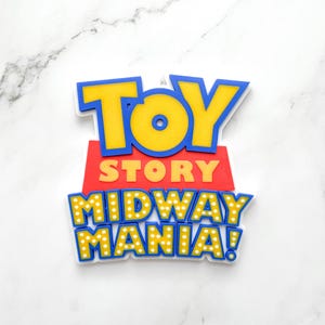Toy Story Midway Mania Ride Sign | 3D Sign | Woody | Buzz Lightyear ...