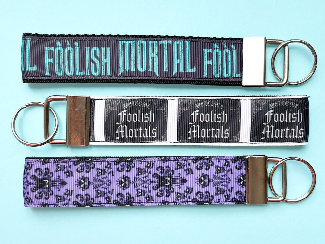 Haunted Mansion Key Fobs Disney Accessory Hitchhiking Ghosts Foolish ...