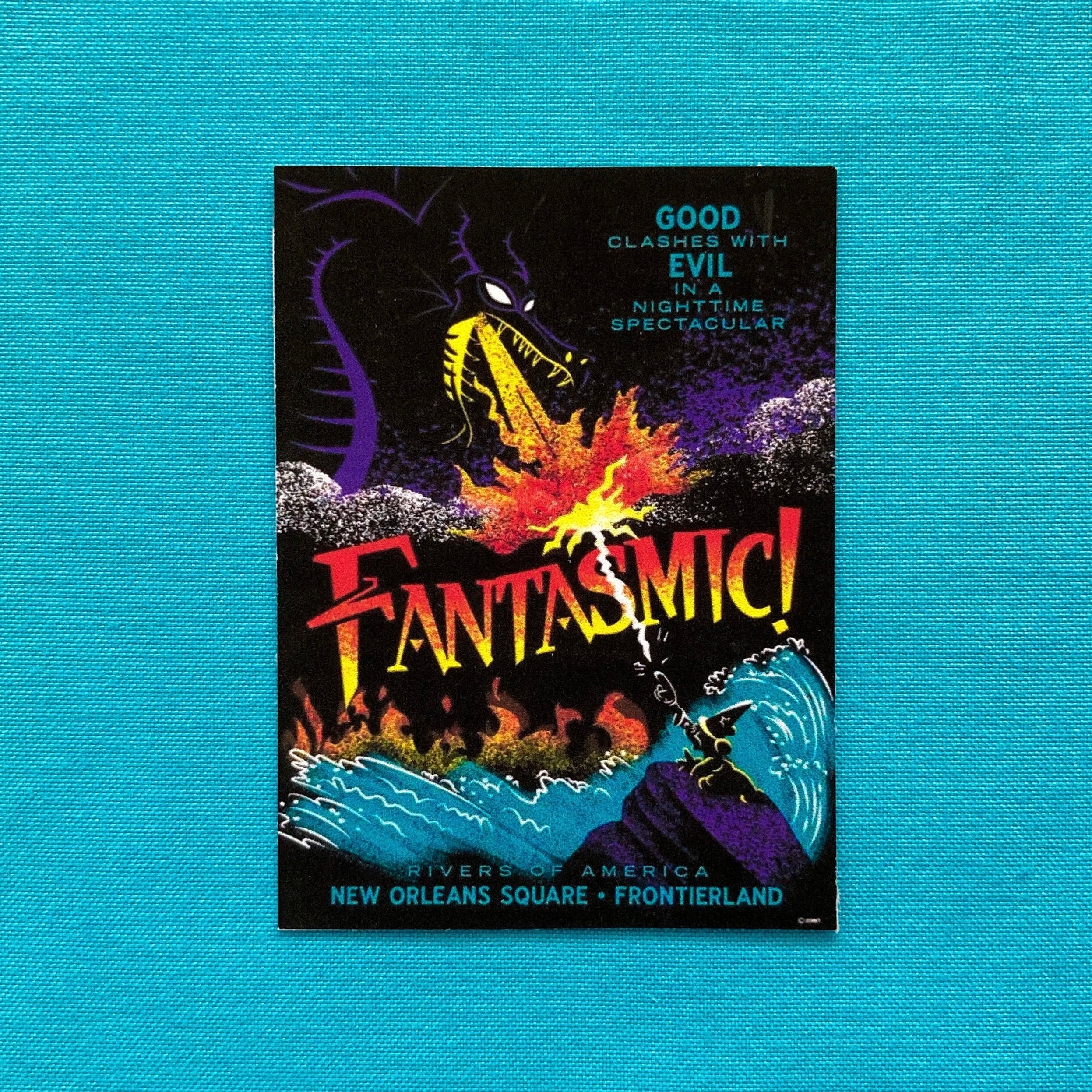 Vintage Fantasmic Disney Poster Sticker Disney Stickers - Etsy Canada