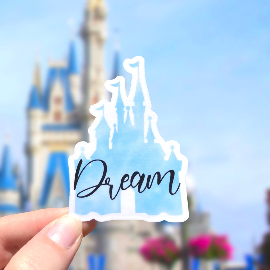 Disney Blue Dream Castle Disney Sticker Disney Parks Castle Disney Gift ...