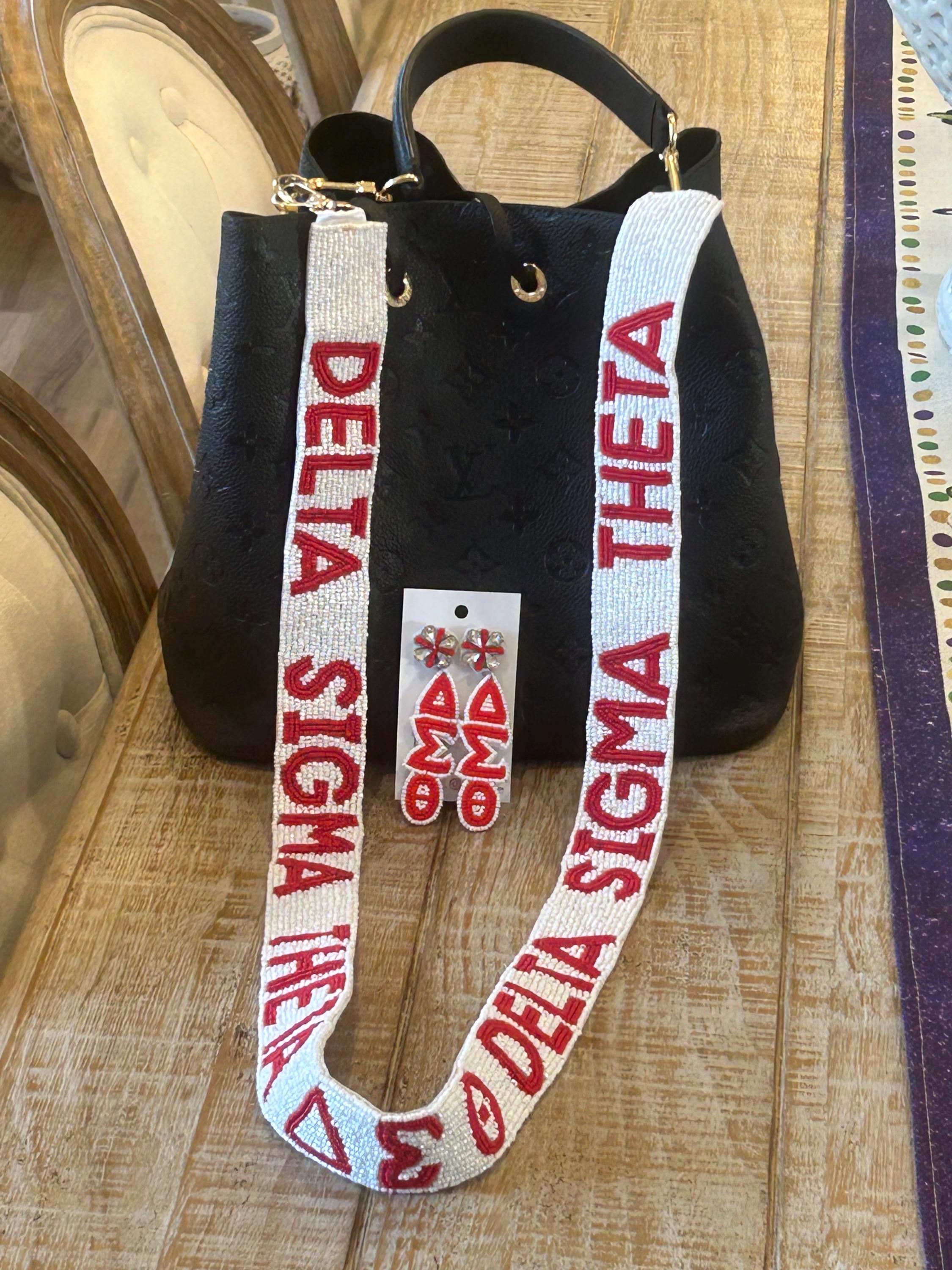 Delta Sigma Theta Beaded Crossbody Strap - Etsy