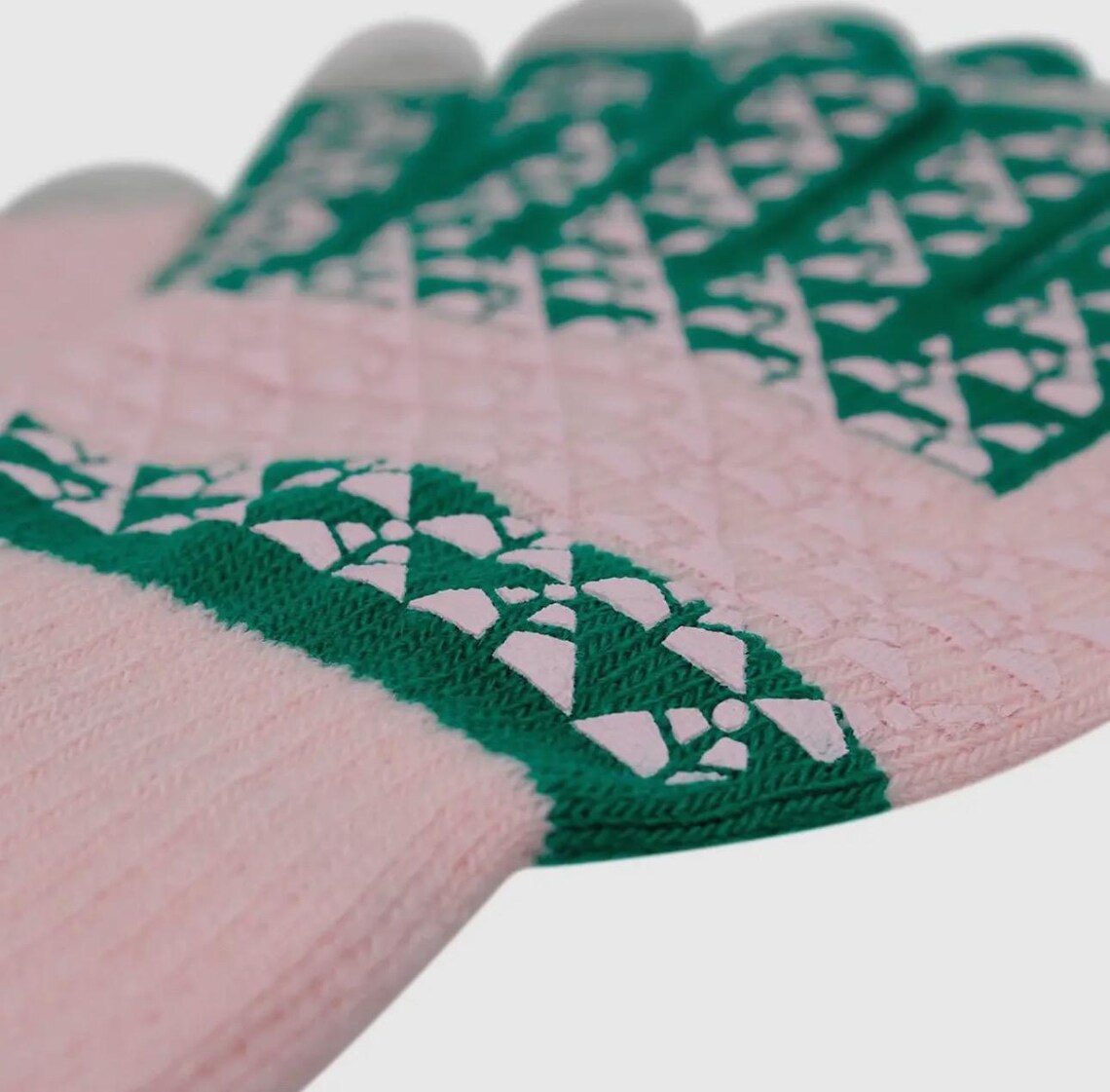 AKA Alpha Kappa Sorority Green Finger Touch and Grip Gloves (one Size ...