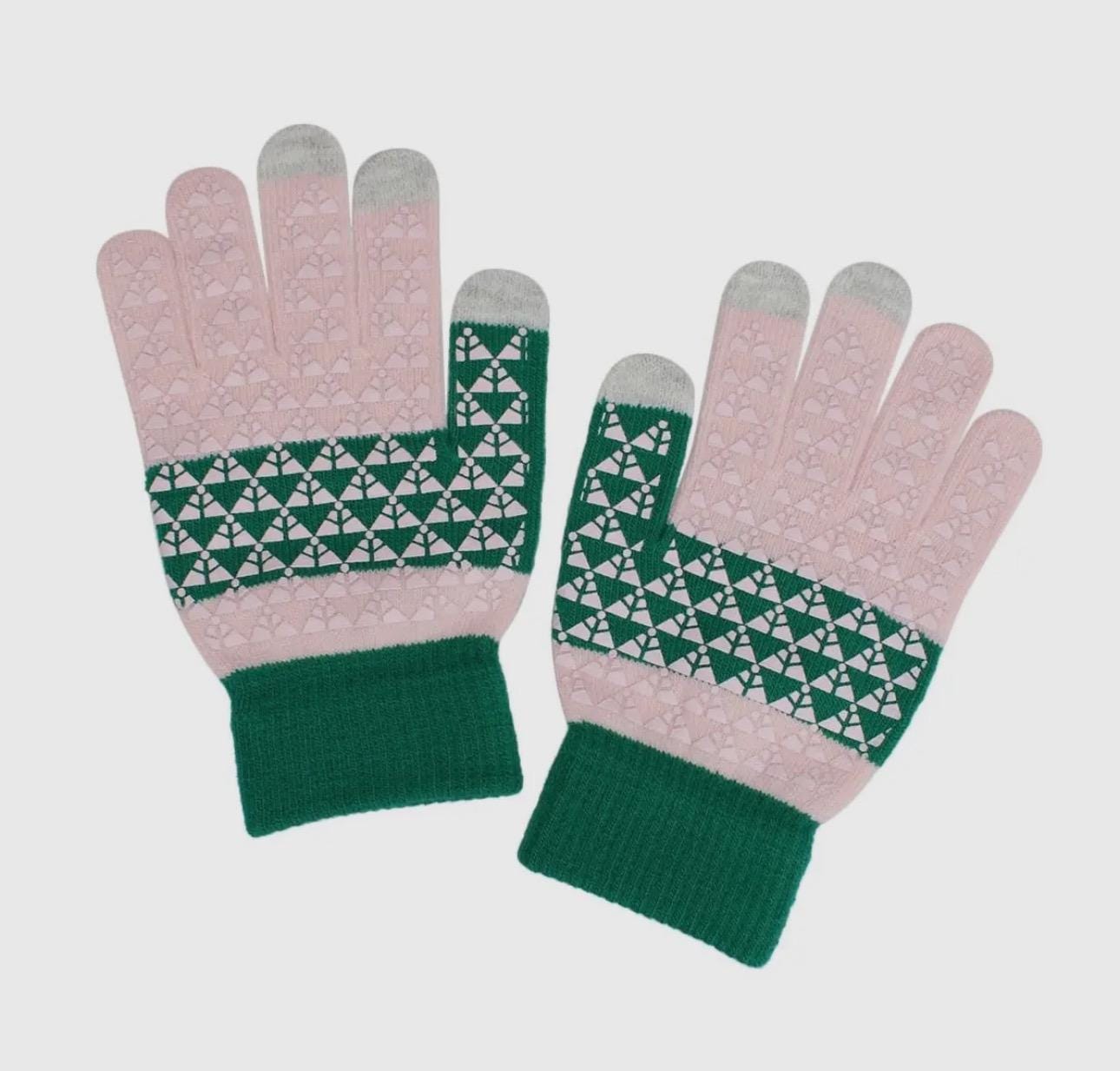 AKA Alpha Kappa Sorority Pink Finger Touch and Grip Gloves (one Size ...