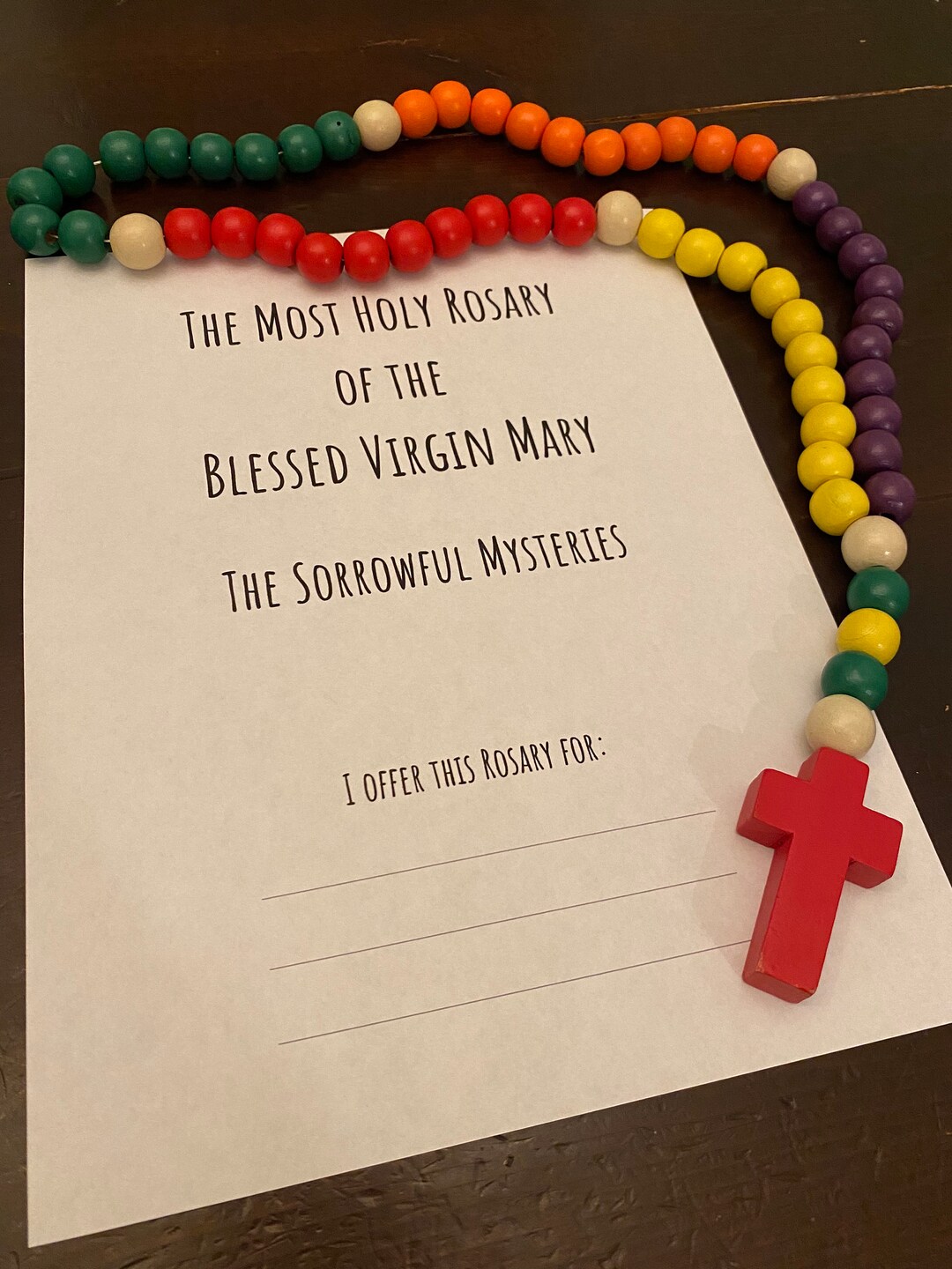 Rosary Activity Booklet: Sorrowful Mysteries Printable Coloring Page ...