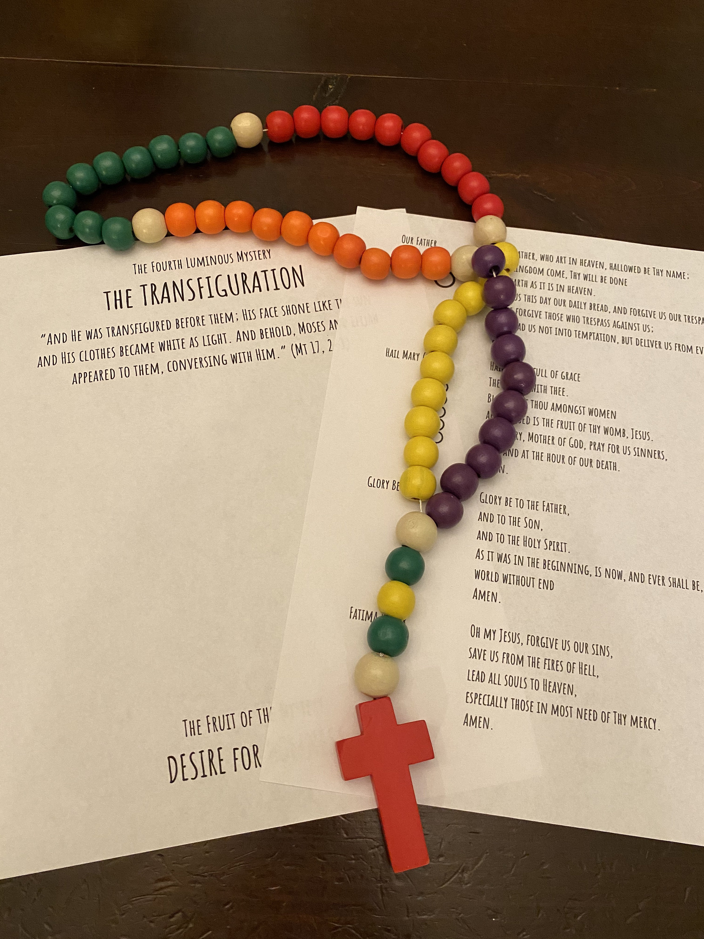 Rosary Activity Booklet: Luminous Mysteries Printable Coloring Page ...