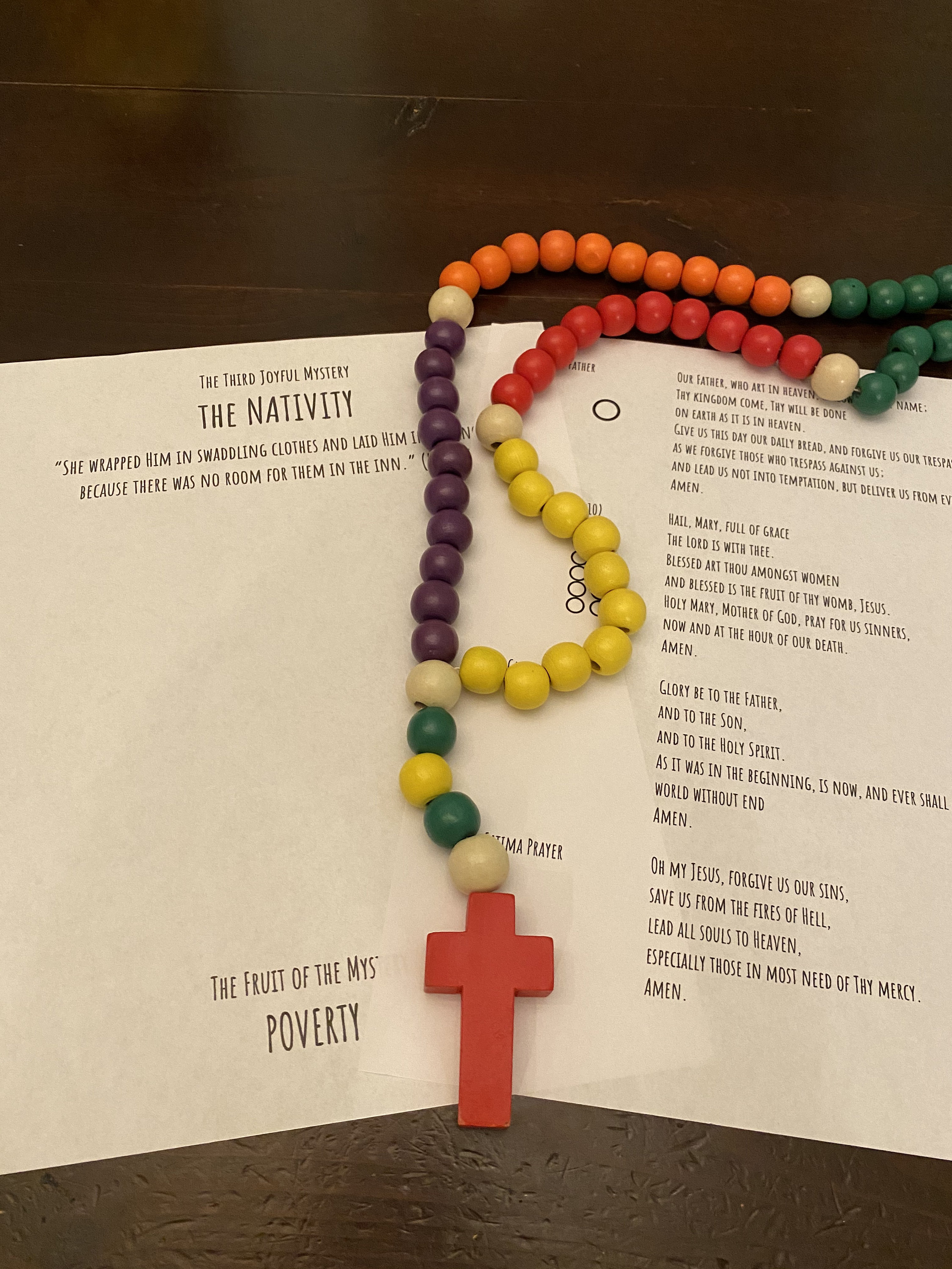 Rosary Activity Booklet: ALL Mysteries Printable Coloring Page Sheet ...