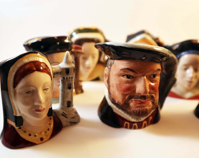 Vintage British - Royal Doulton Toby Jugs - Henry VIII and His Six ...