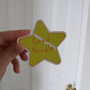 GOOD NOODLE Trendy Sponge Bob Meme Sticker Vinyl Waterproof Laptop ...