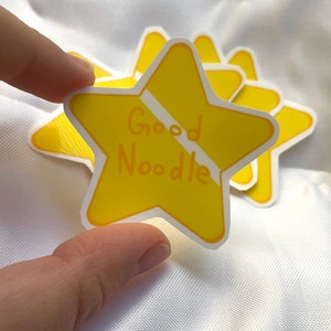 GOOD NOODLE Trendy Sponge Bob Meme Sticker Vinyl Waterproof Laptop ...