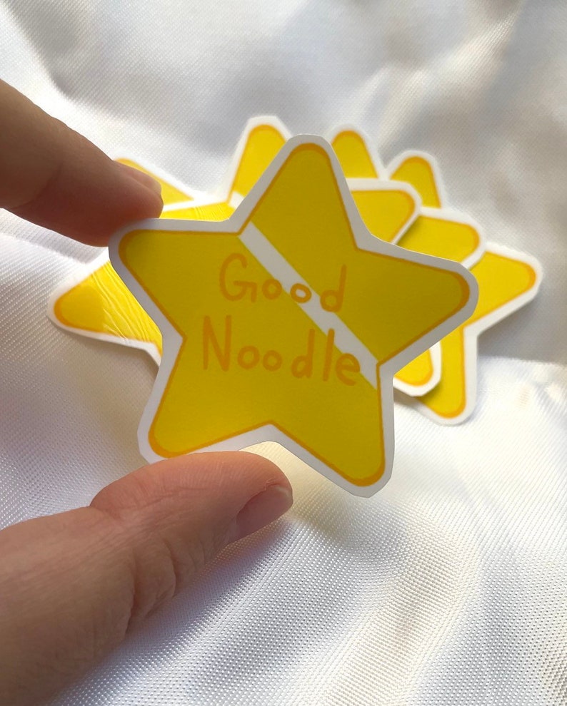 GOOD NOODLE Trendy Sponge Bob Meme Sticker Vinyl Waterproof - Etsy