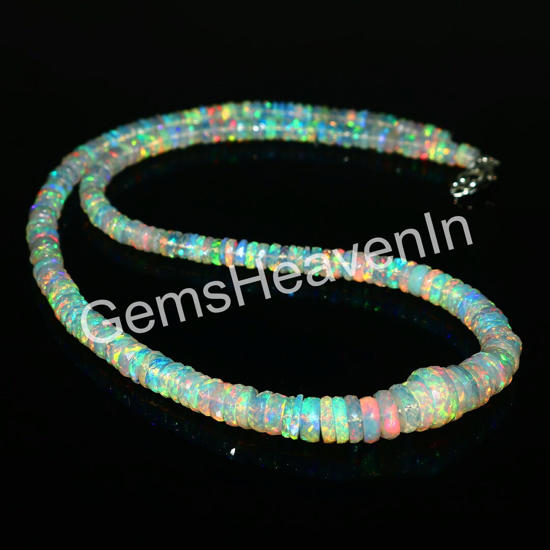 Ethiopian Opal Bead Strand, Natural Fire Opal, 17 Inch - Etsy