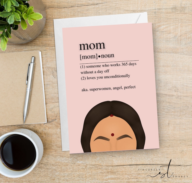 Mom - A Superhero Defined- Card for Mom - Etsy