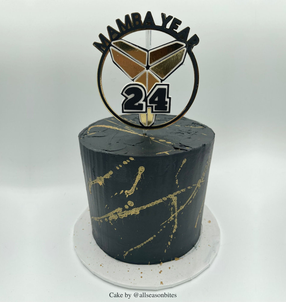 Mamba Year Cake Topper - 24th Birthday - Cardstock Birthday Topper - Etsy