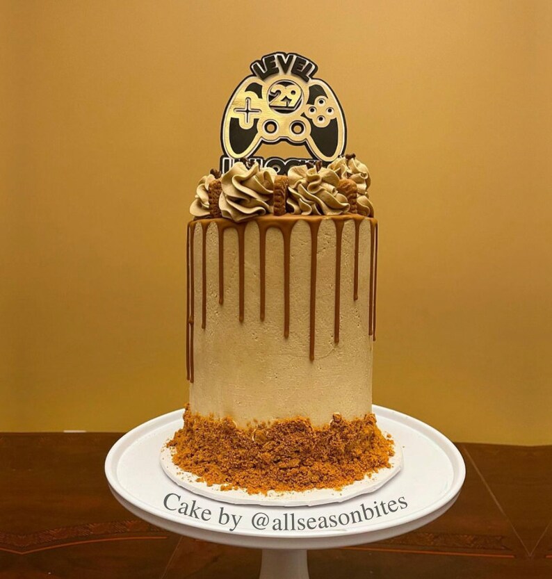Level up Cake Topper - Etsy