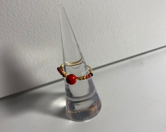 Red Robin Ring - Etsy