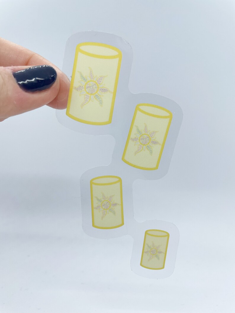 Tangled Floating Lantern Clear Sticker - Etsy