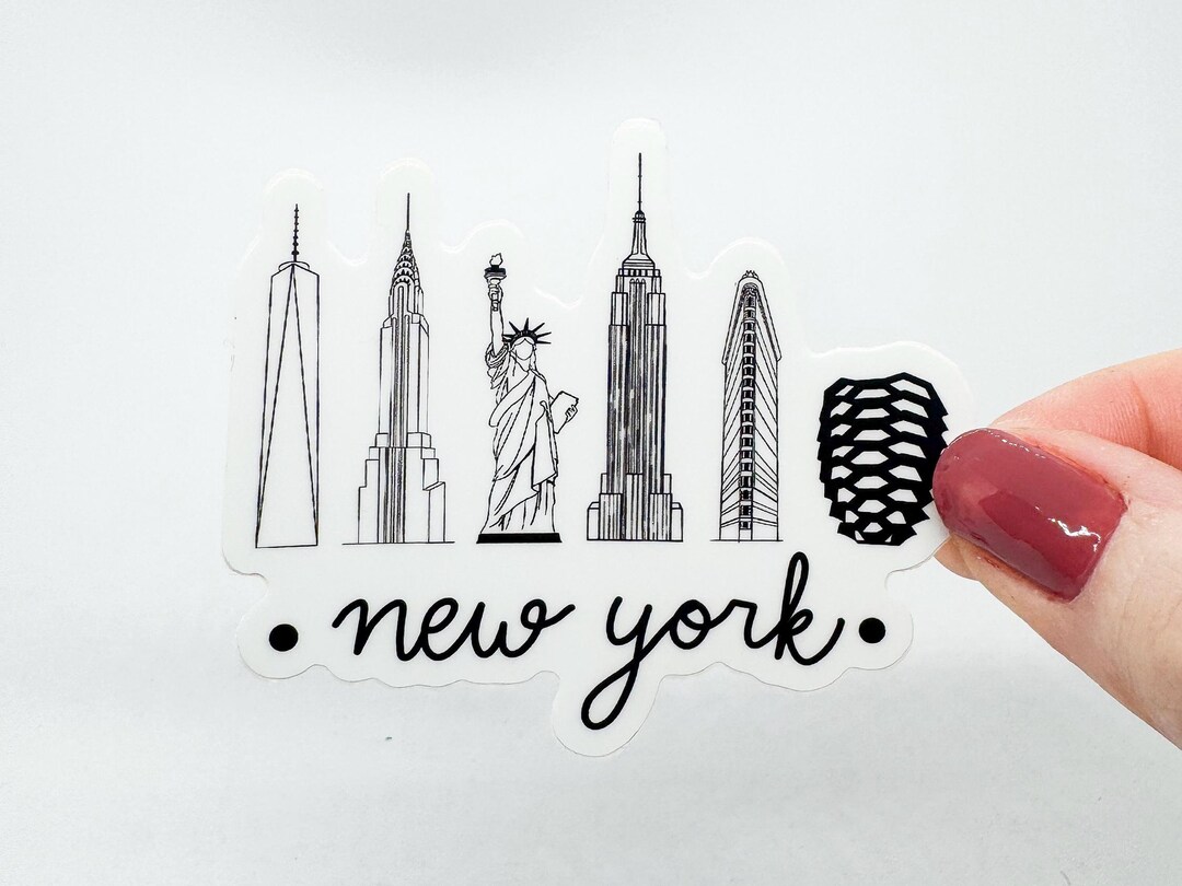 New York City Vinyl Sticker - Etsy