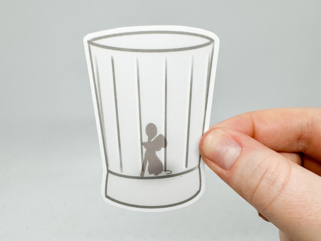 Ratatouille Pixar Remy Chef Hat Sticker - Etsy