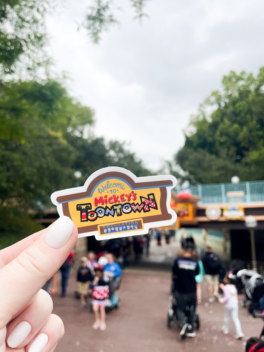 Mickey Toontown Disney Sticker - Etsy