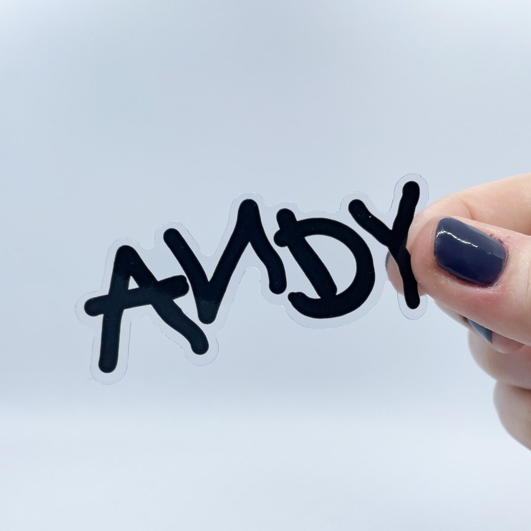 ANDY Toy Story Clear Sticker - Etsy