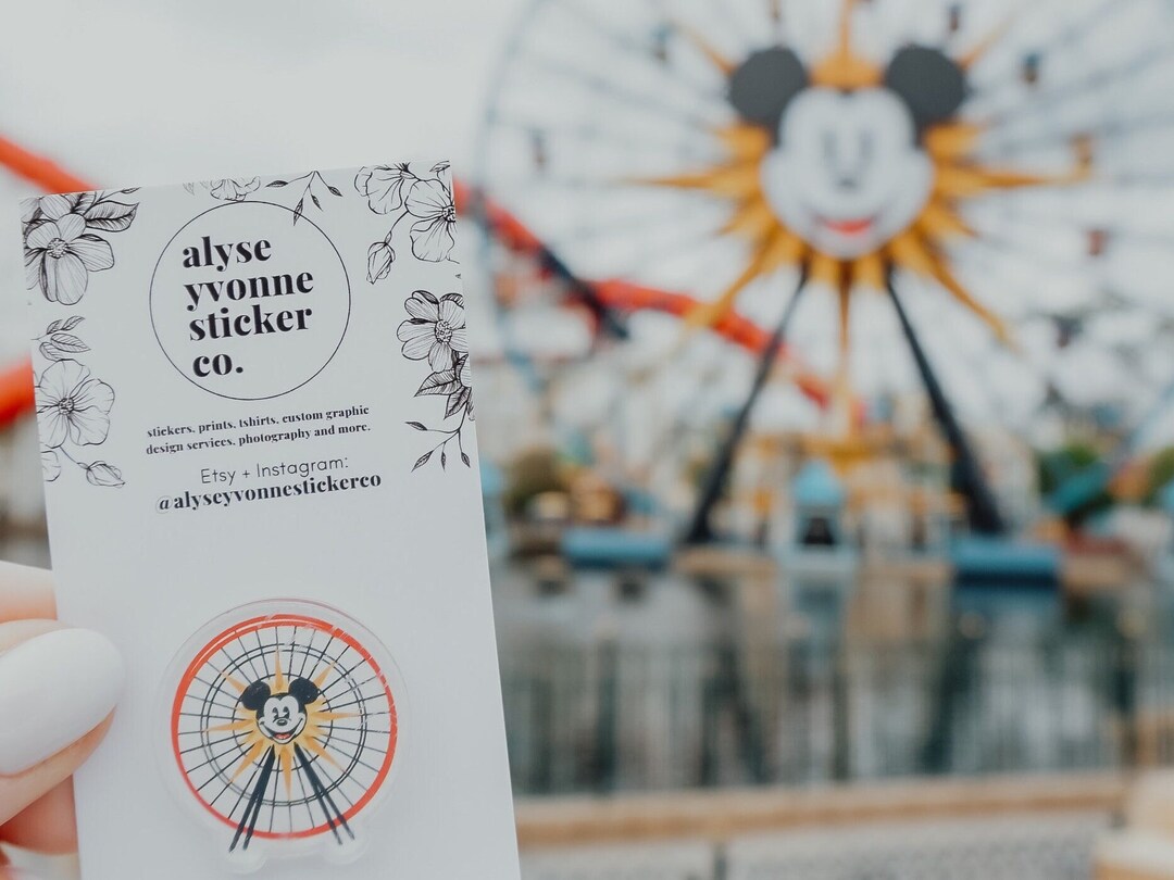 Mickey Mouse Ferris Wheel, Pixar Pal-a-round California Adventure ...