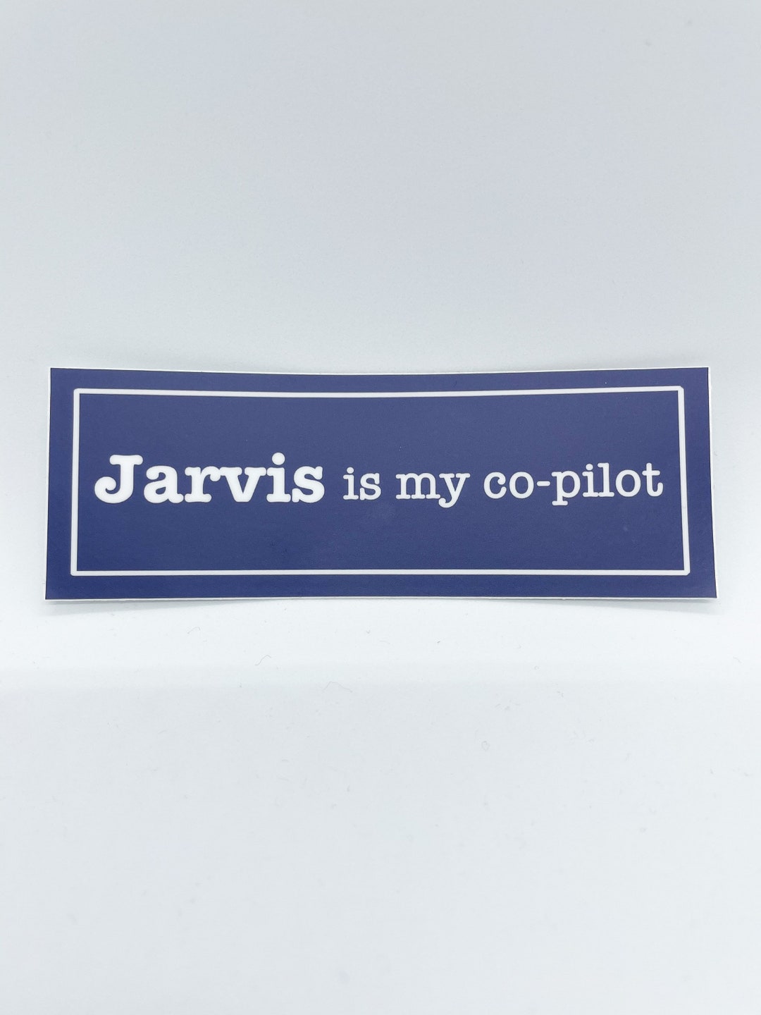 Iron Man Jarvis is My Copilot Sticker - Etsy