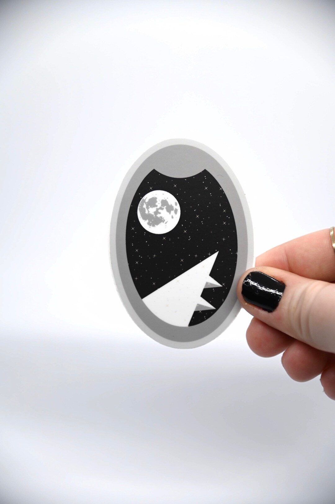 Airplane Night Sky Sticker - Etsy