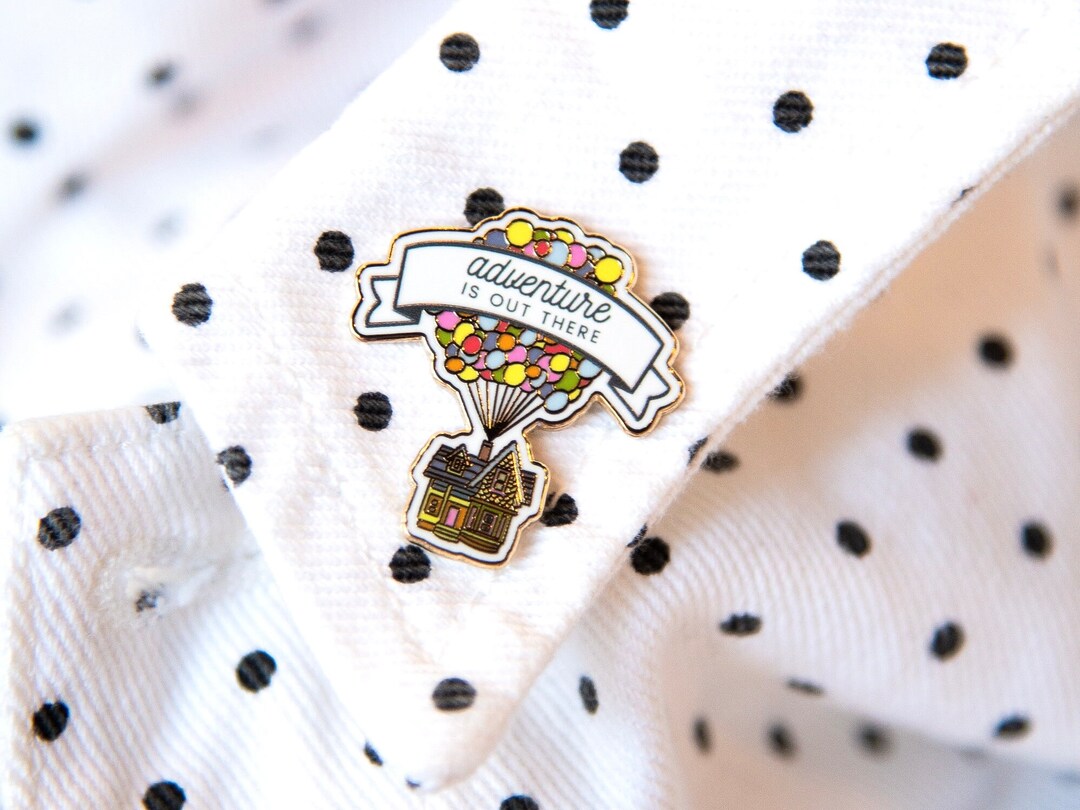 Pixar up Enamel Pin, Adventure is Out There up House - Etsy