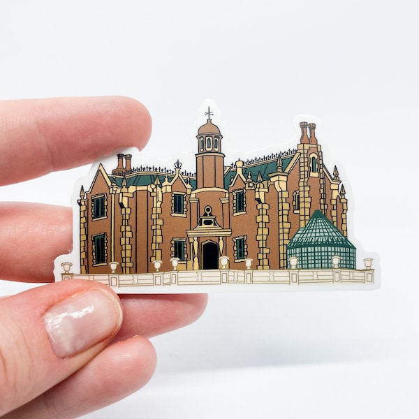 Haunted Mansion Sticker - Etsy