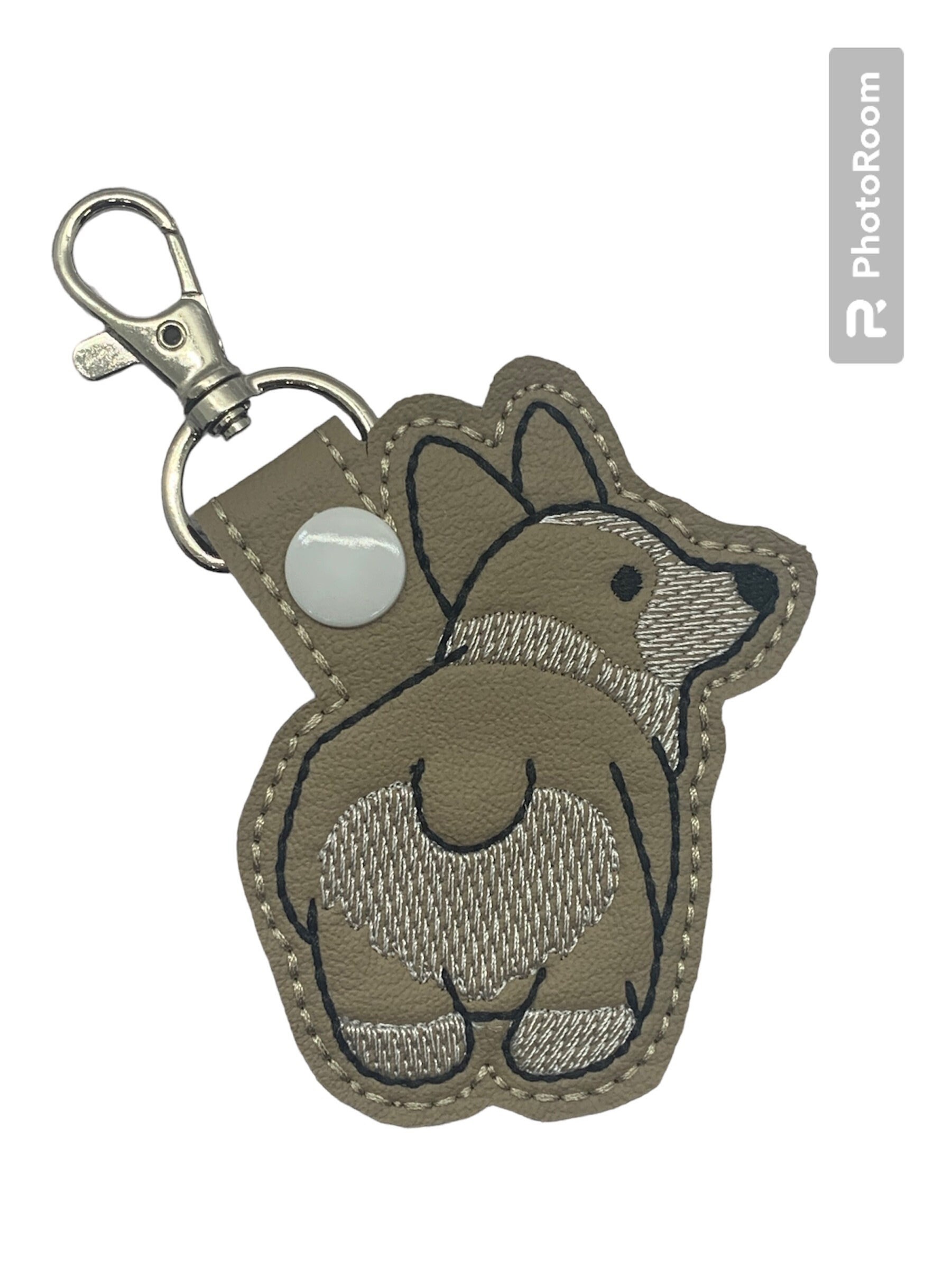 Corgi Key Fob, Corgi Butt, Corgi Butt Key Fob, Corgi Keychain, Corgi ...