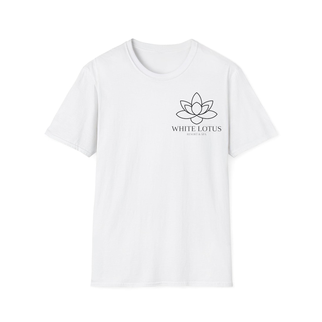 White Lotus Inspired T-shirt - Minimalist Resort Logo Tee - TV Show Fan ...